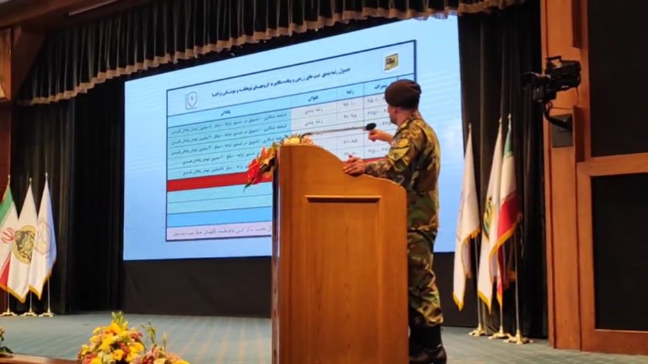 توضیحات سرهنگ مسیب زاده در مراسم تجلیل از قهرمانان نیروی زمینی ویدیو