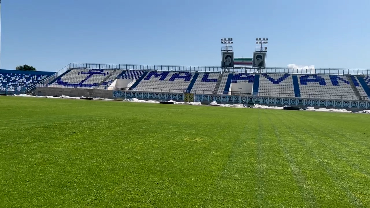 وضعیت چمن ورزشگاه سیروس قایقران انزلی- ویدیو ورزش سه