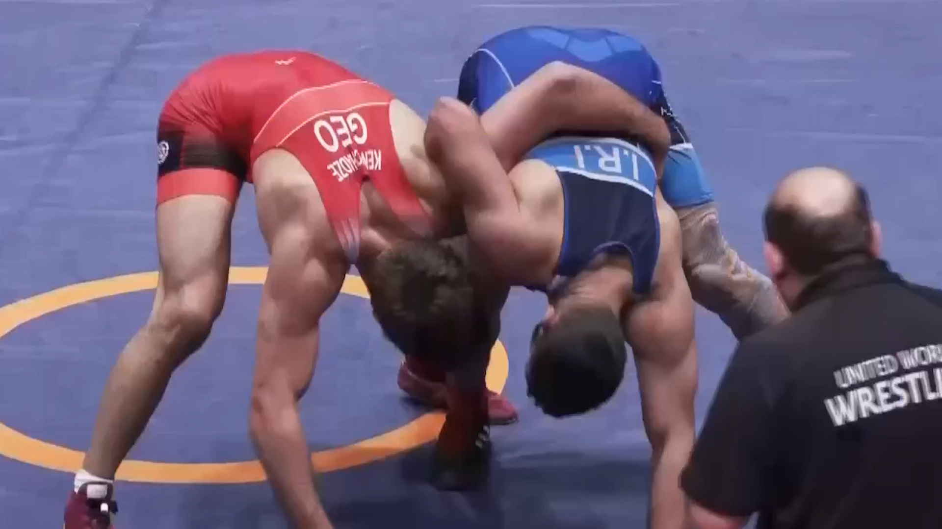 شکست شیخ اعظمی مقابل کنتچادزه گرجستانی (79Kg) | ویدیو ورزش سه