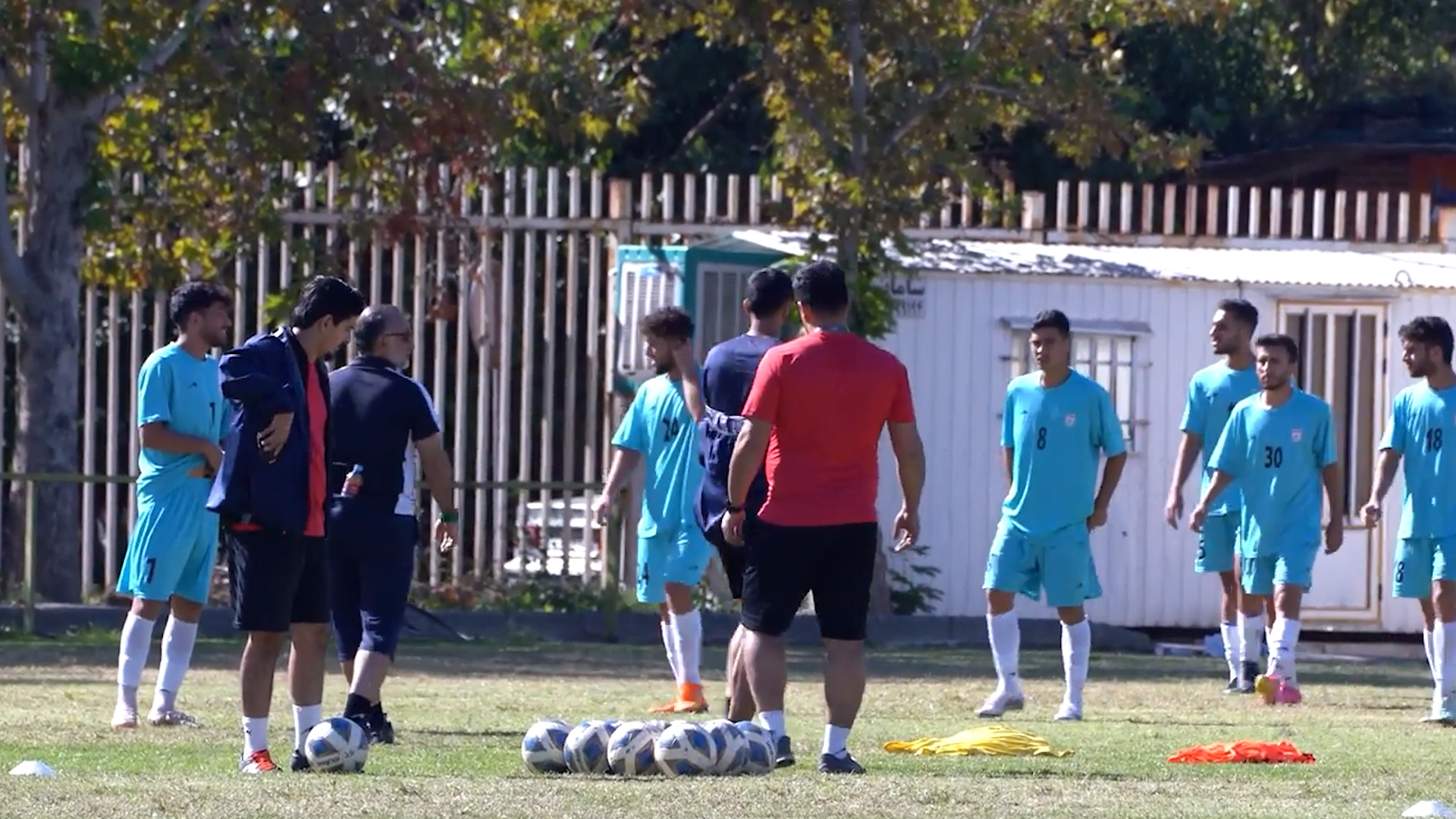 تمرین تیم ملی فوتبال جوانان در مرکز ملی فوتبال | ویدیو ورزش سه